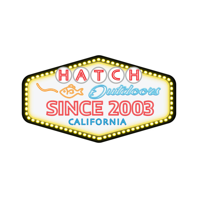 Hatch Outdoors | Vintage Neon Marquee Sticker – Hatch Outdoors, INC